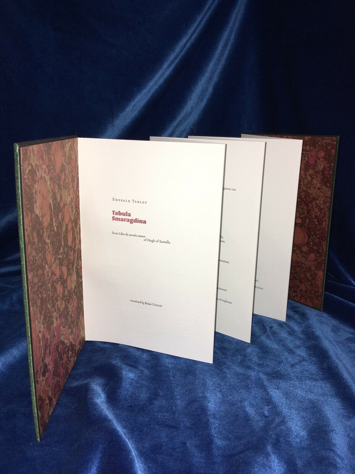 Tabula Smaragdina ~ Emerald Tablet Fine Edition Cloth Shop Co